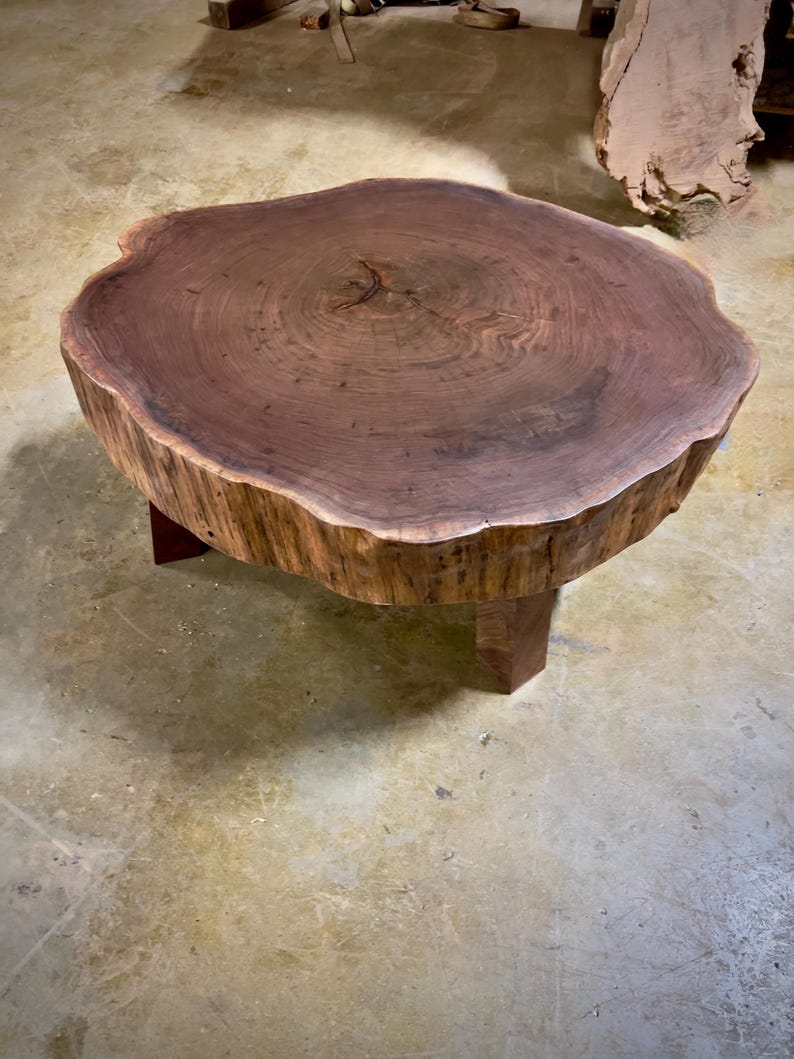 Rustic Log Coffee Table - Etsy