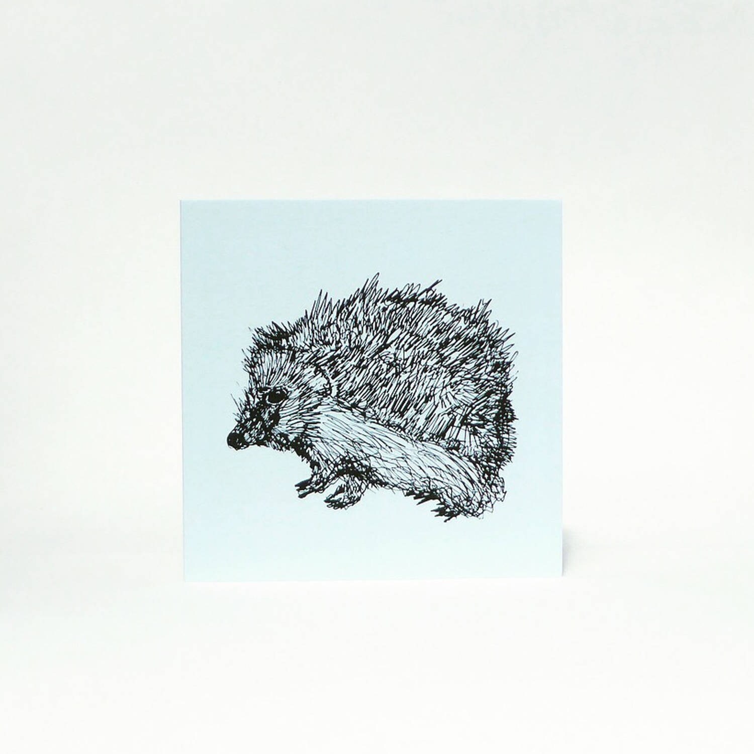 Woodland Hedgehog Greetings Card for Father's Day - Etsy UK