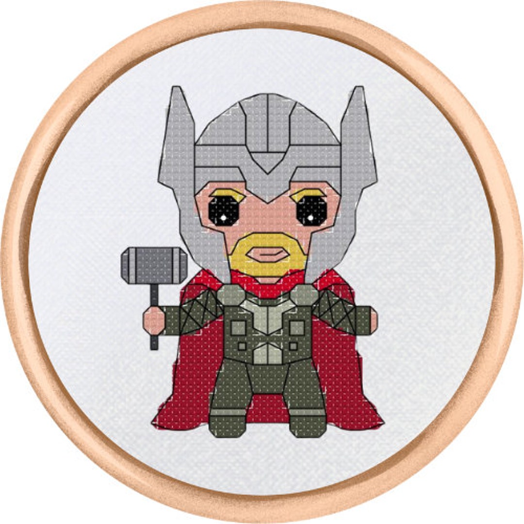 Thor Cross Stitch Pattern - PDF Download - Etsy