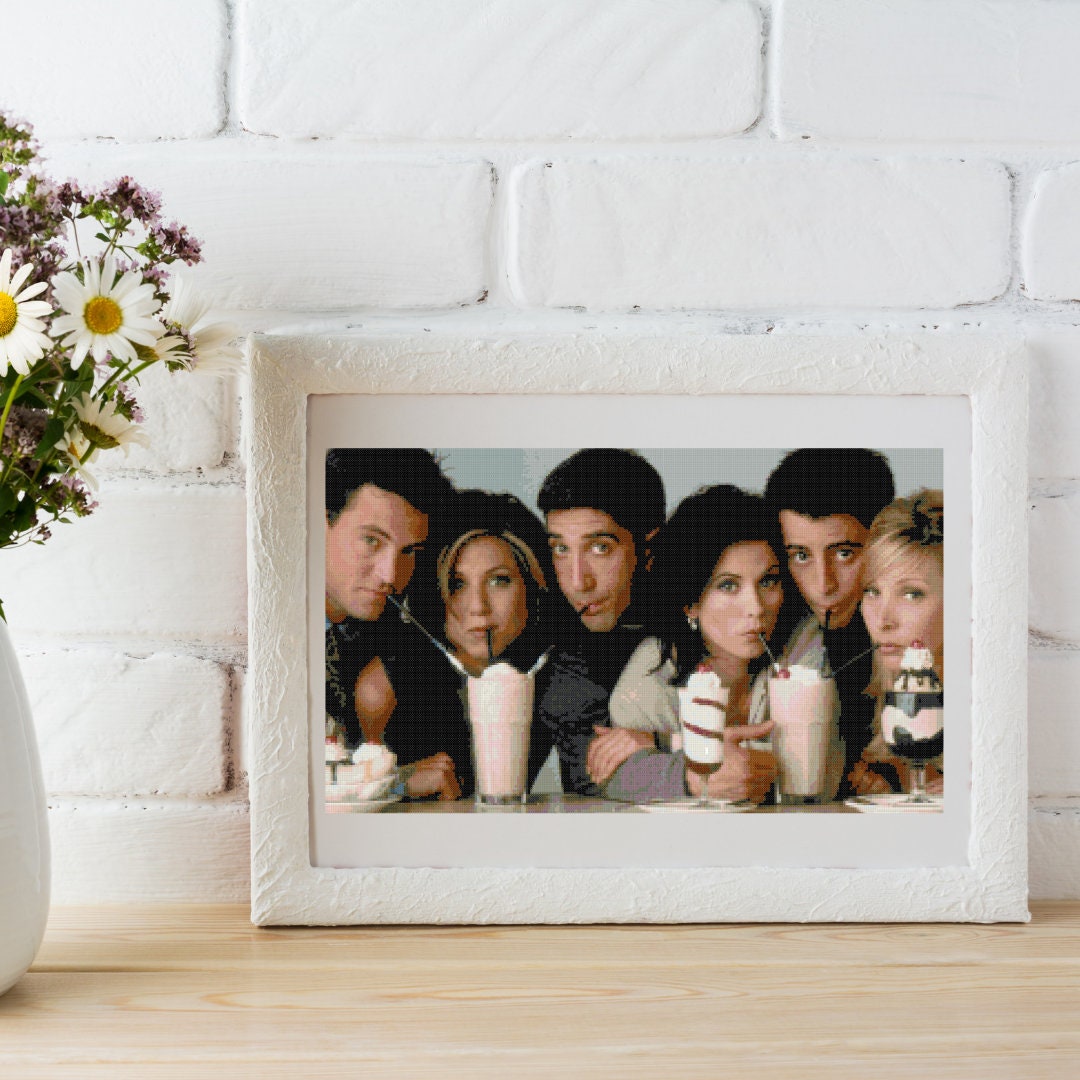 Friends Cross Stitch Pattern Friends TV Show PDF Download - Etsy