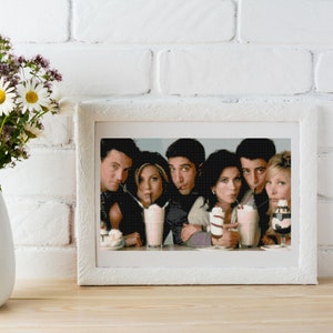 Friends Cross Stitch Pattern Friends TV Show PDF Download - Etsy