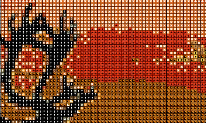 Hunting Cross Stitch Pattern Caribou Cross Stitch Sunset - Etsy