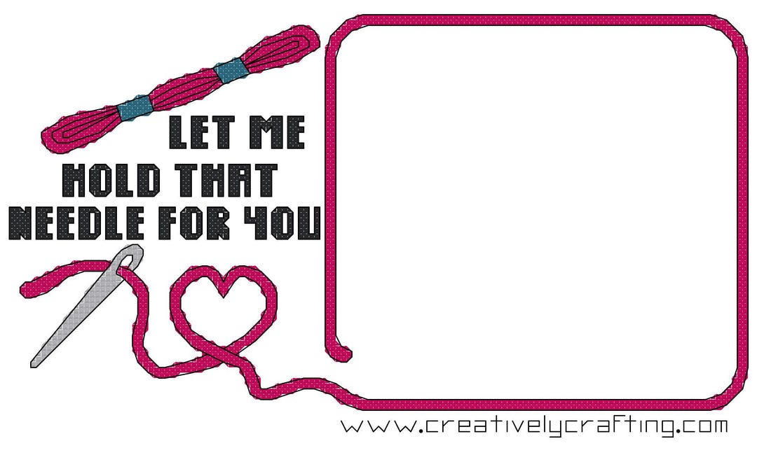 Needleminder Cross Stitch Pattern - Minder Frame - Etsy