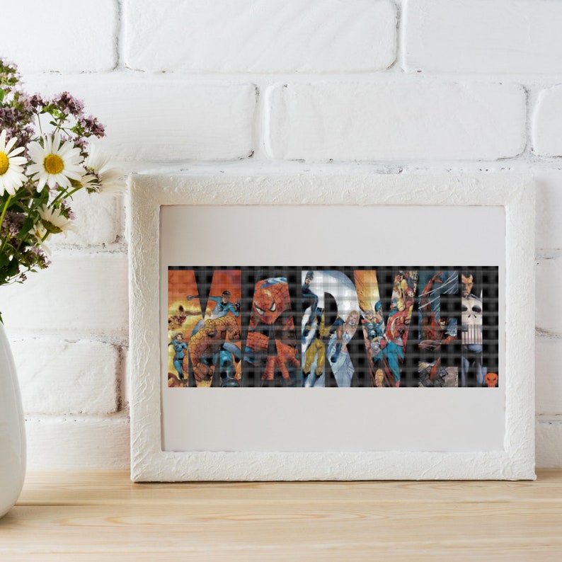 Marvel Cross Stitch Patterns - Super Hereos - Spider Man, Wolverine ...