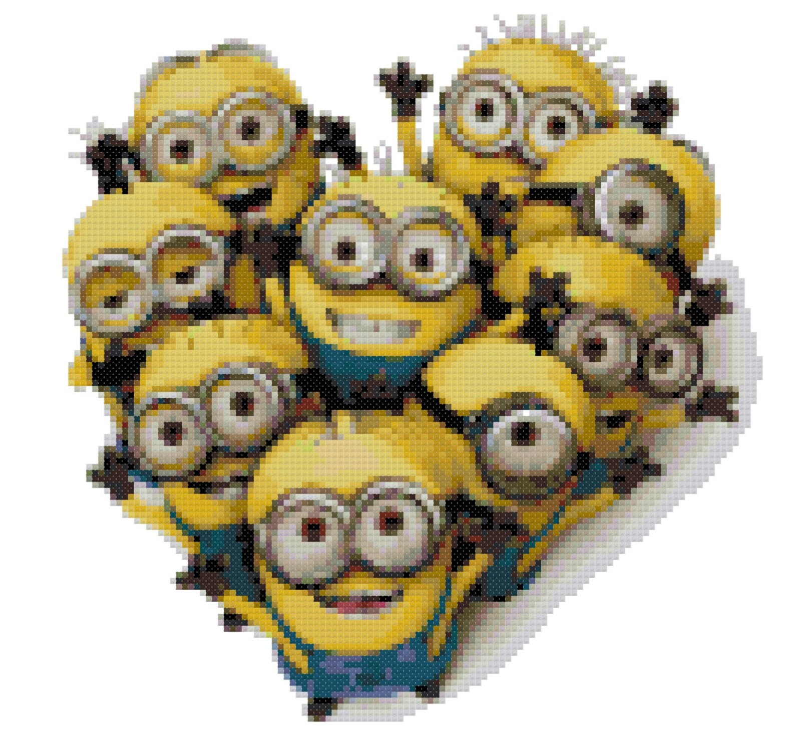 Minions Cross Stitch Pattern - Etsy Canada