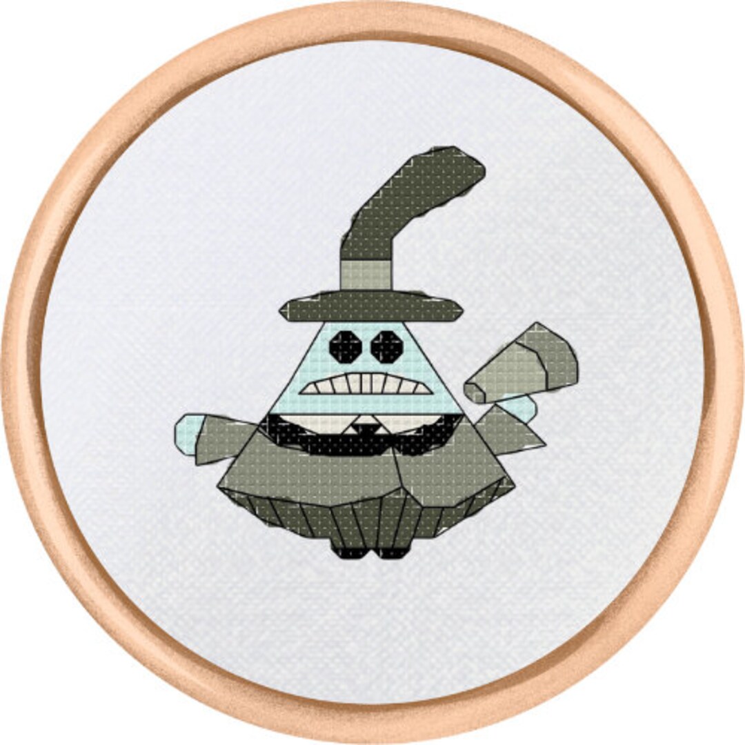 Mayor Cross Stitch Pattern - NBC - Nightmare Before Christmas - Etsy