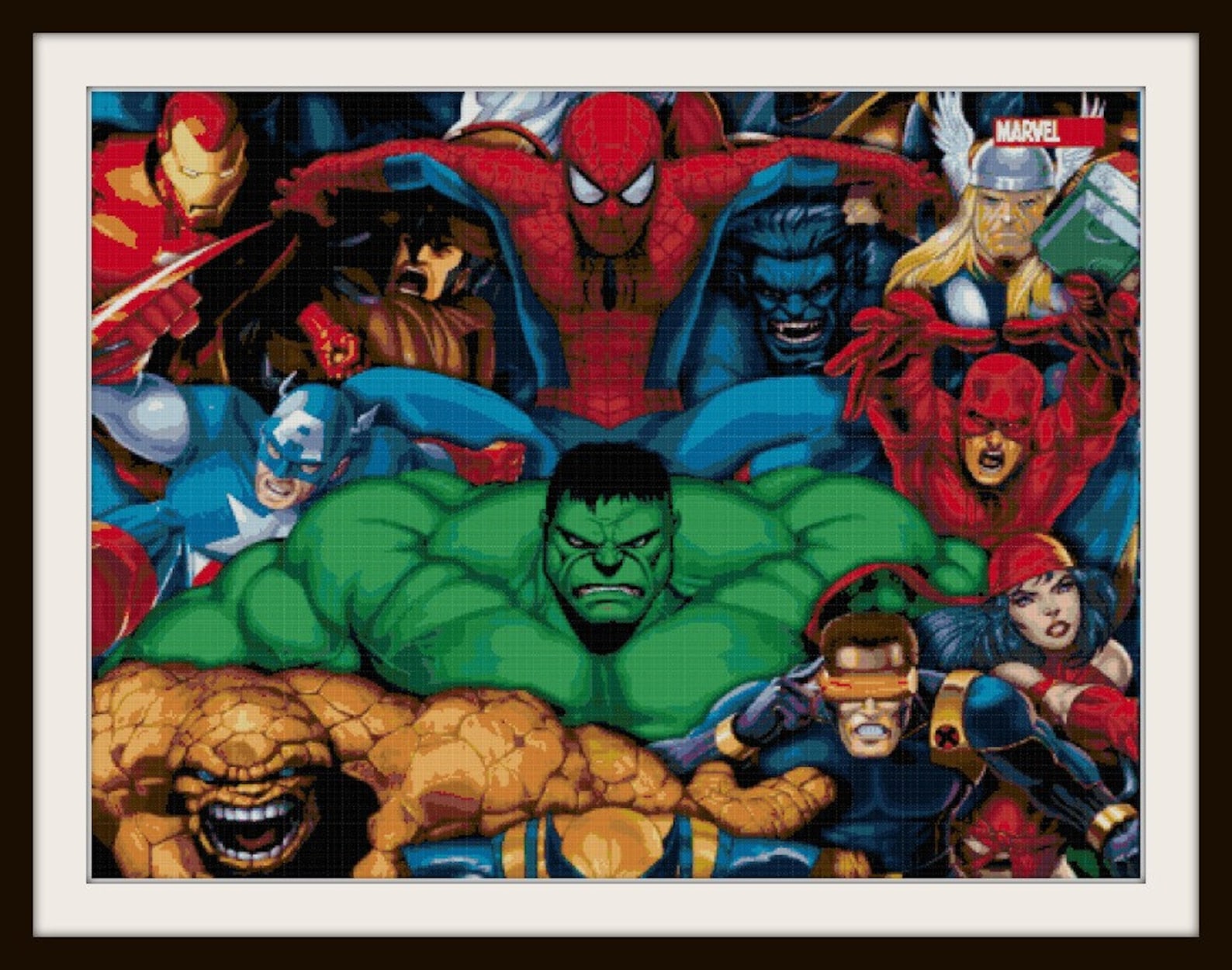 Marvel Superheroes Cross Stitch - Marvel - Heroes, Superheroes ...