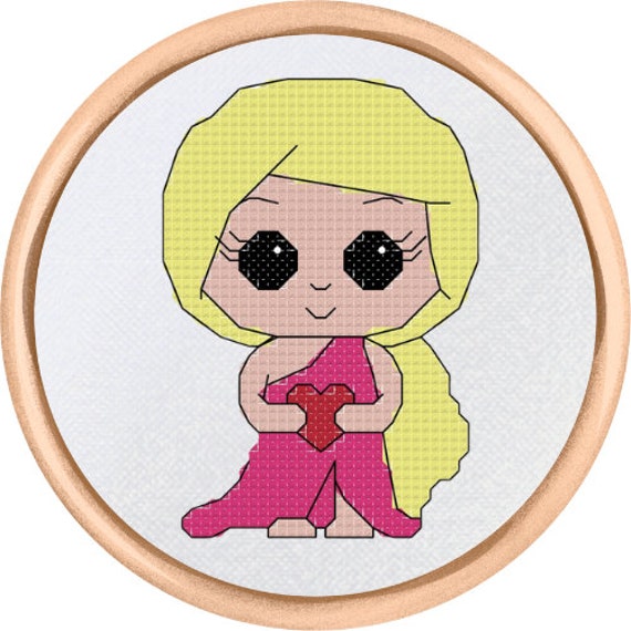 Aphrodite Goddess Cross Stitch Pattern PDF Download - Etsy