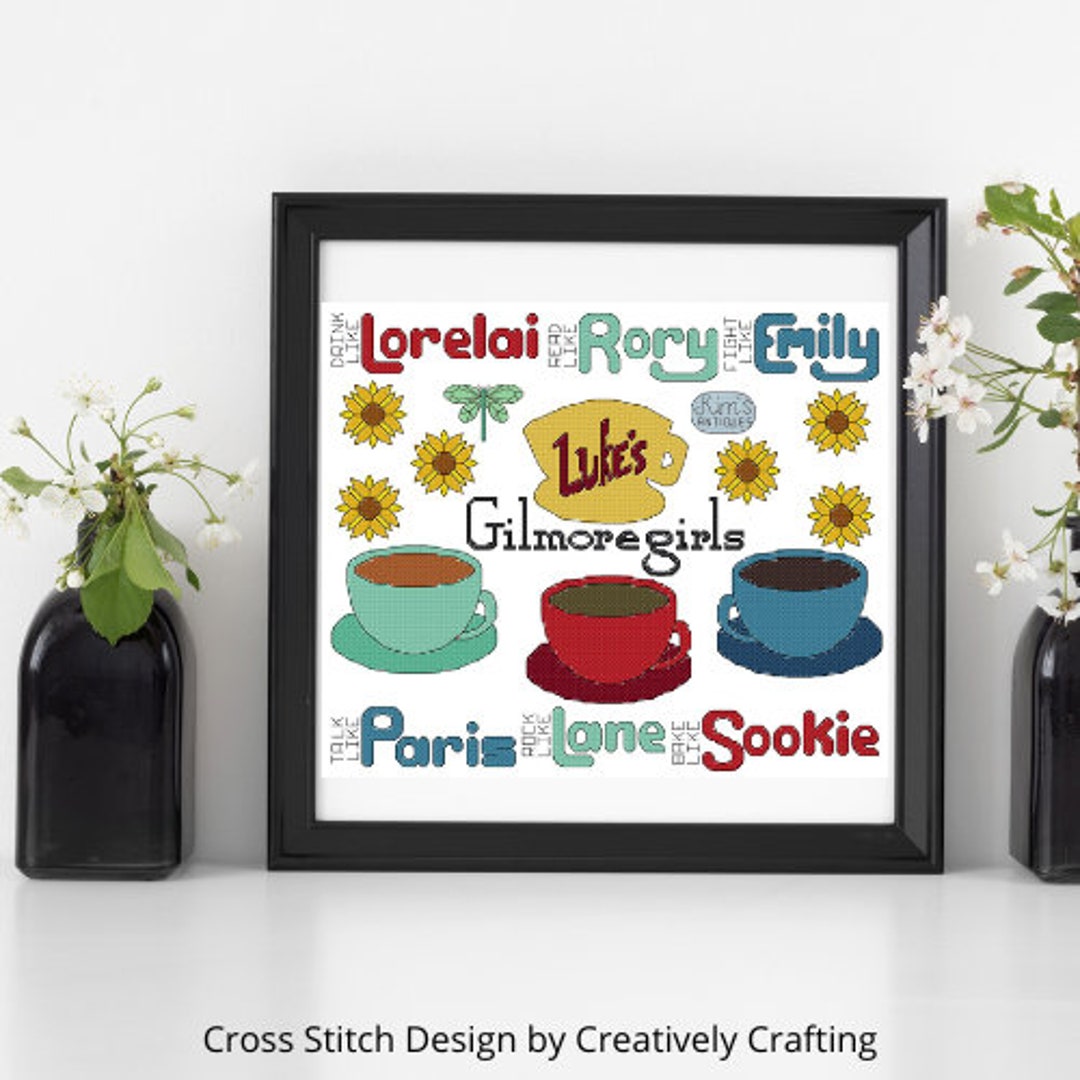 Gilmore Girls Cross Stitch Pattern - PDF Download - Etsy