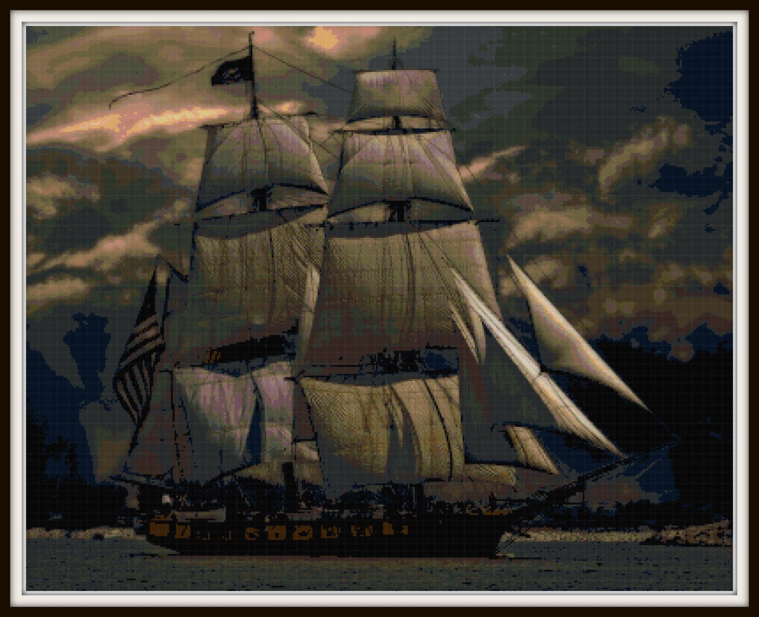 Nautical Cross Stitch Pattern - PDF Download - Etsy