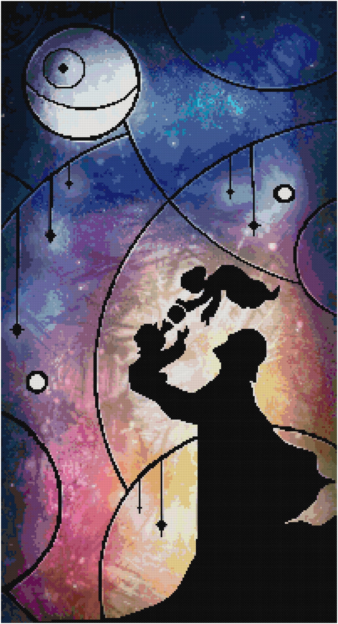 Darth Daddy Cross Stitch Pattern Mandie Manzano Art PDF - Etsy
