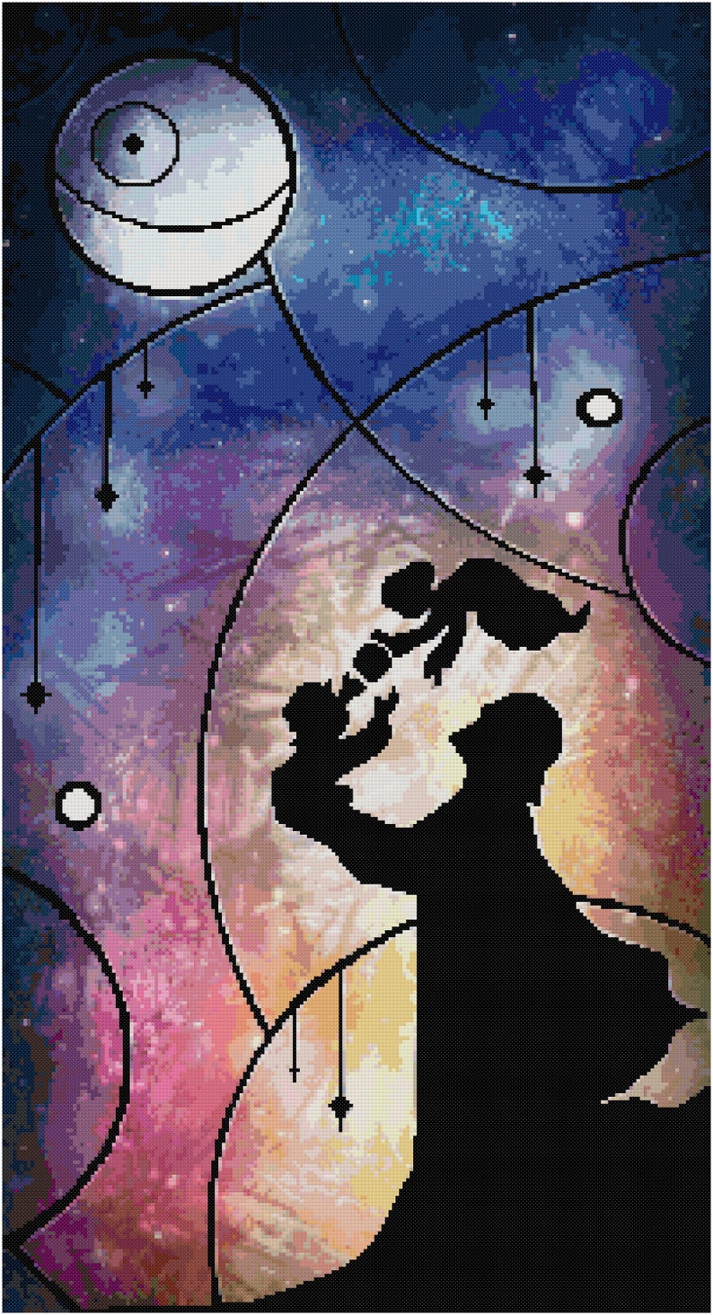 Darth Daddy Cross Stitch Pattern Mandie Manzano Art PDF - Etsy