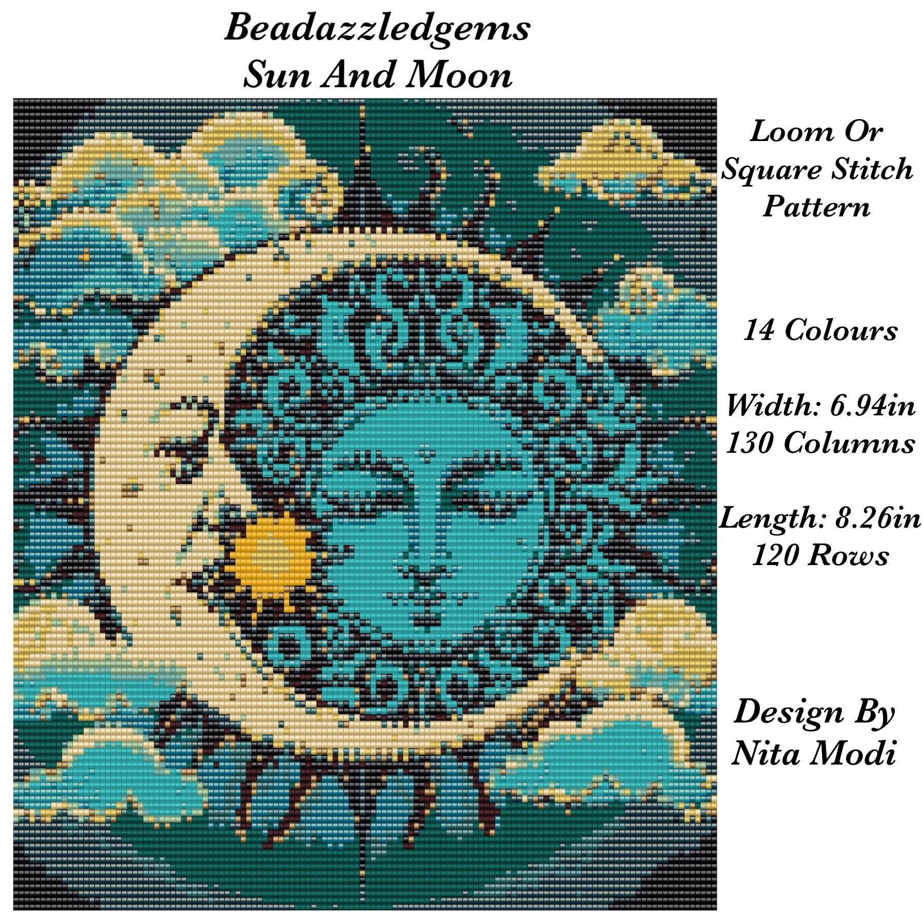 Loom or Square Stitch PDF Tapestry Bead Pattern - Instant PDF Download ...