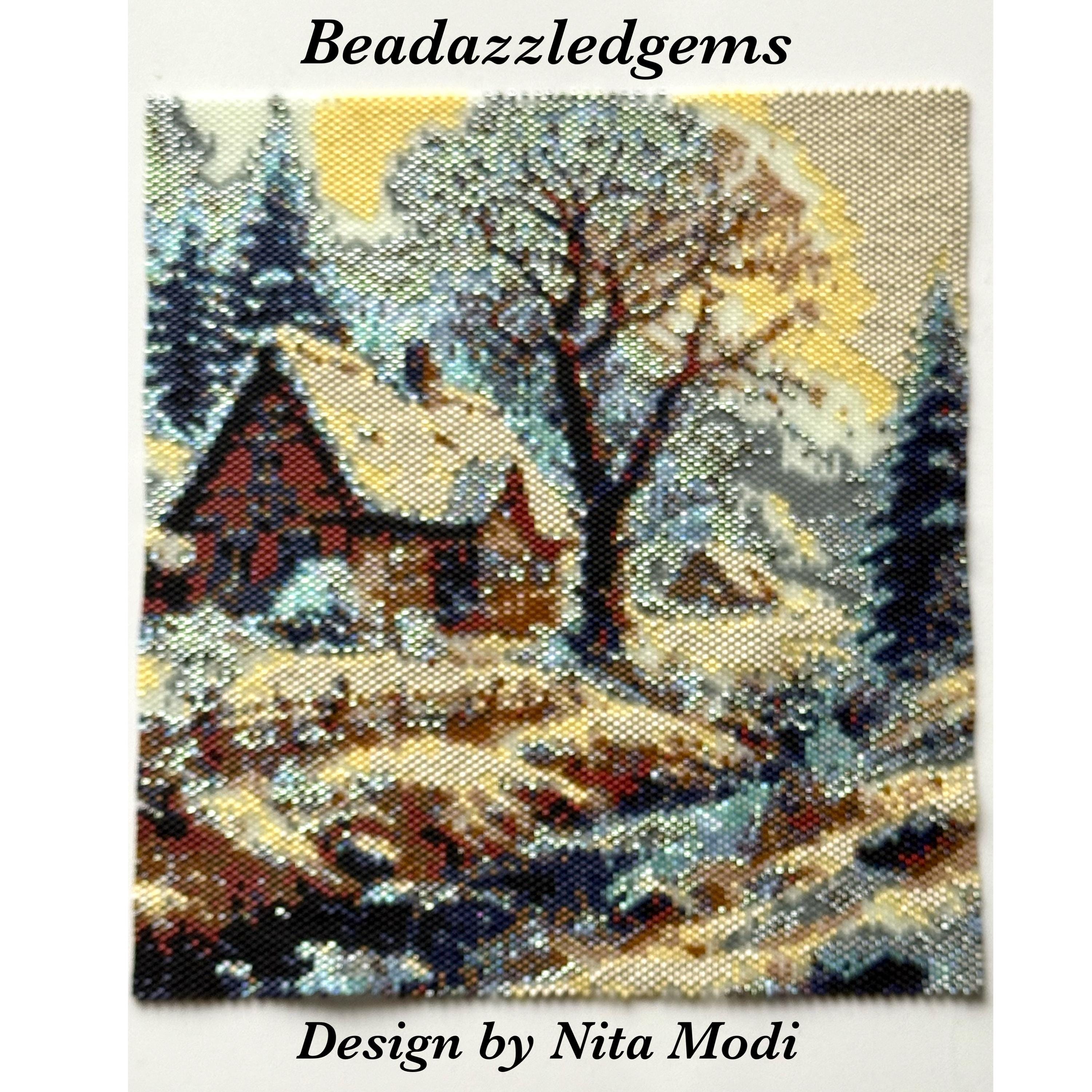 Peyote PDF Tapestry Bead Pattern - Instant PDF Download Art Beadwork ...