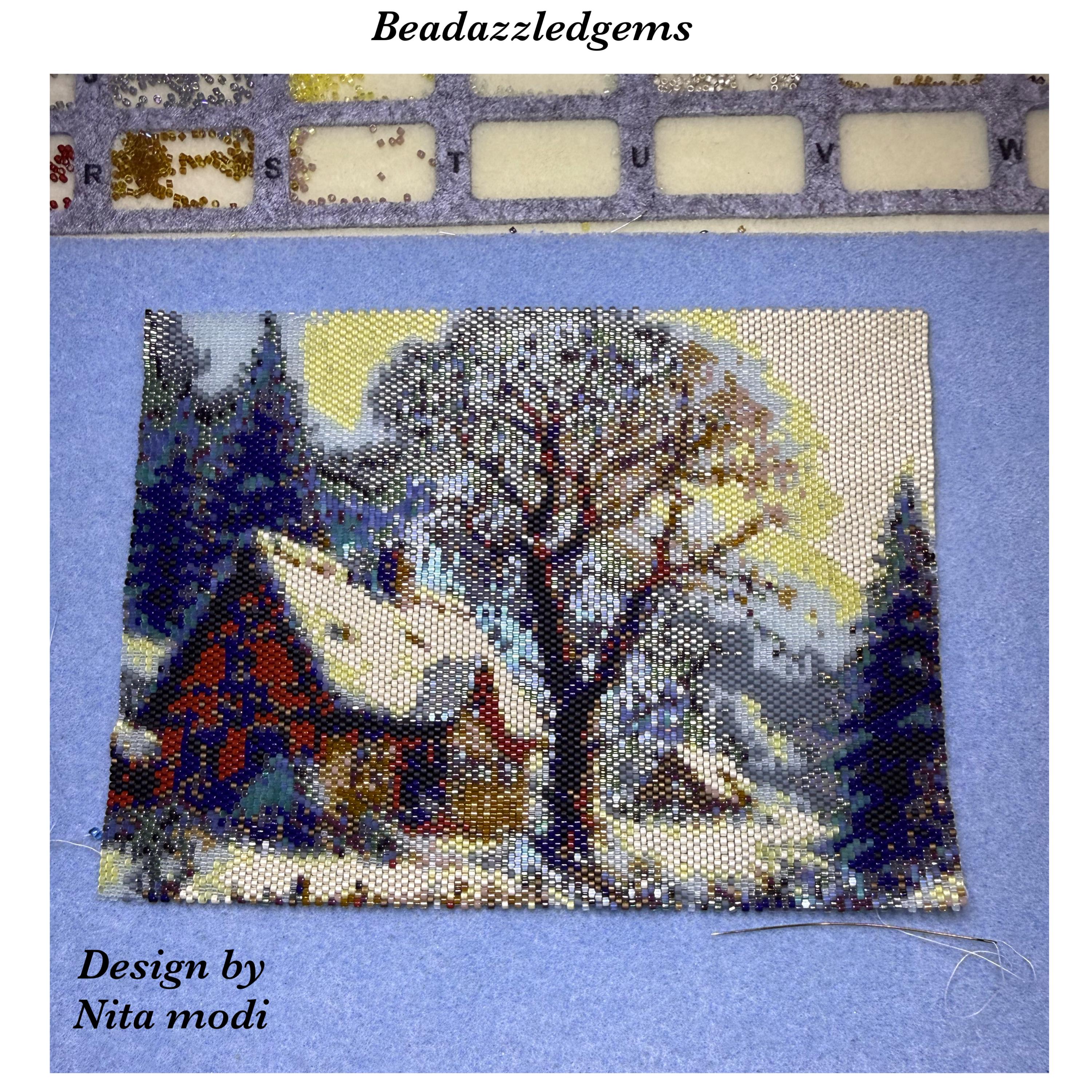 Peyote PDF Tapestry Bead Pattern - Instant PDF Download Art Beadwork ...