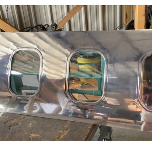 Fuselage Art Airplane Window Double Window - Etsy