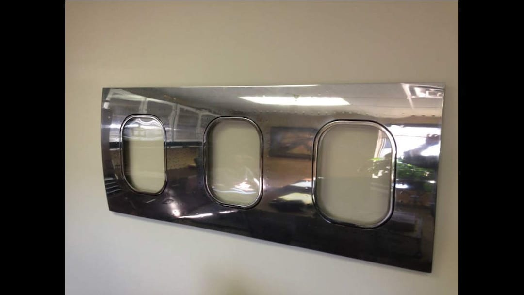 Airplane Window, Fuselage, Three-window Panel - Etsy