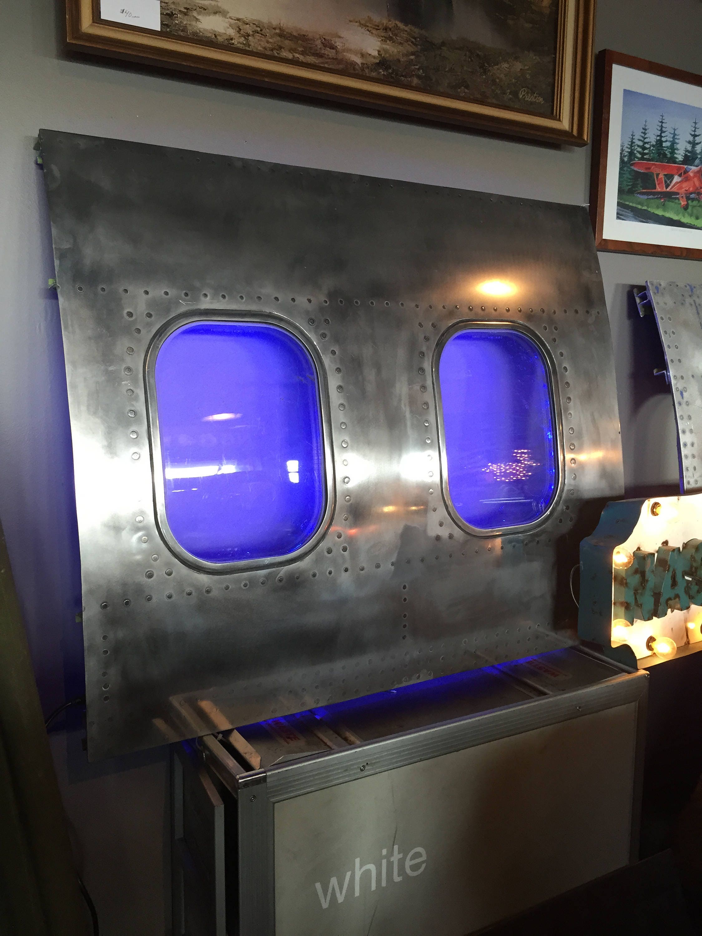 Fuselage Art, Airplane Window, Double Window - Etsy