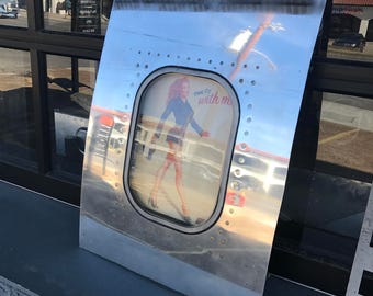 Airplane Window Fuselage Three-window Panel - Etsy