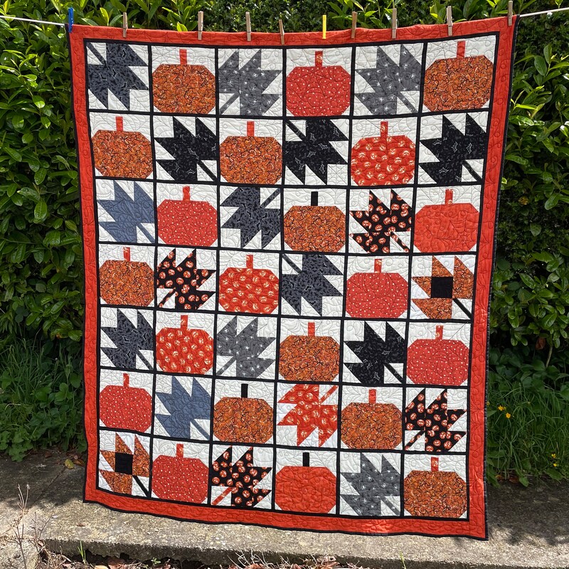 Halloween Quilt - Etsy