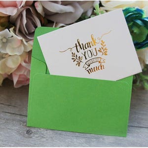 Mini Thank You Cards - Message Cards, Wedding Cards, Party Cards ...