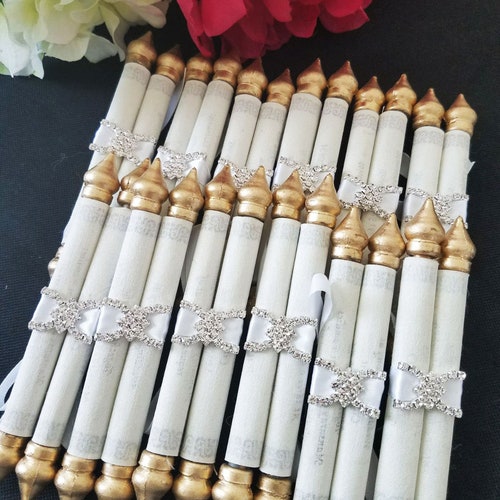 Royal Theme Menu or Program Scroll Set of 25 Program - Etsy