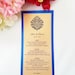 Royal Theme Menu or Program Card - Set of 25, Program Card, Menu Card ...