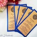 Royal Theme Menu or Program Card Set of 25 Program Card - Etsy