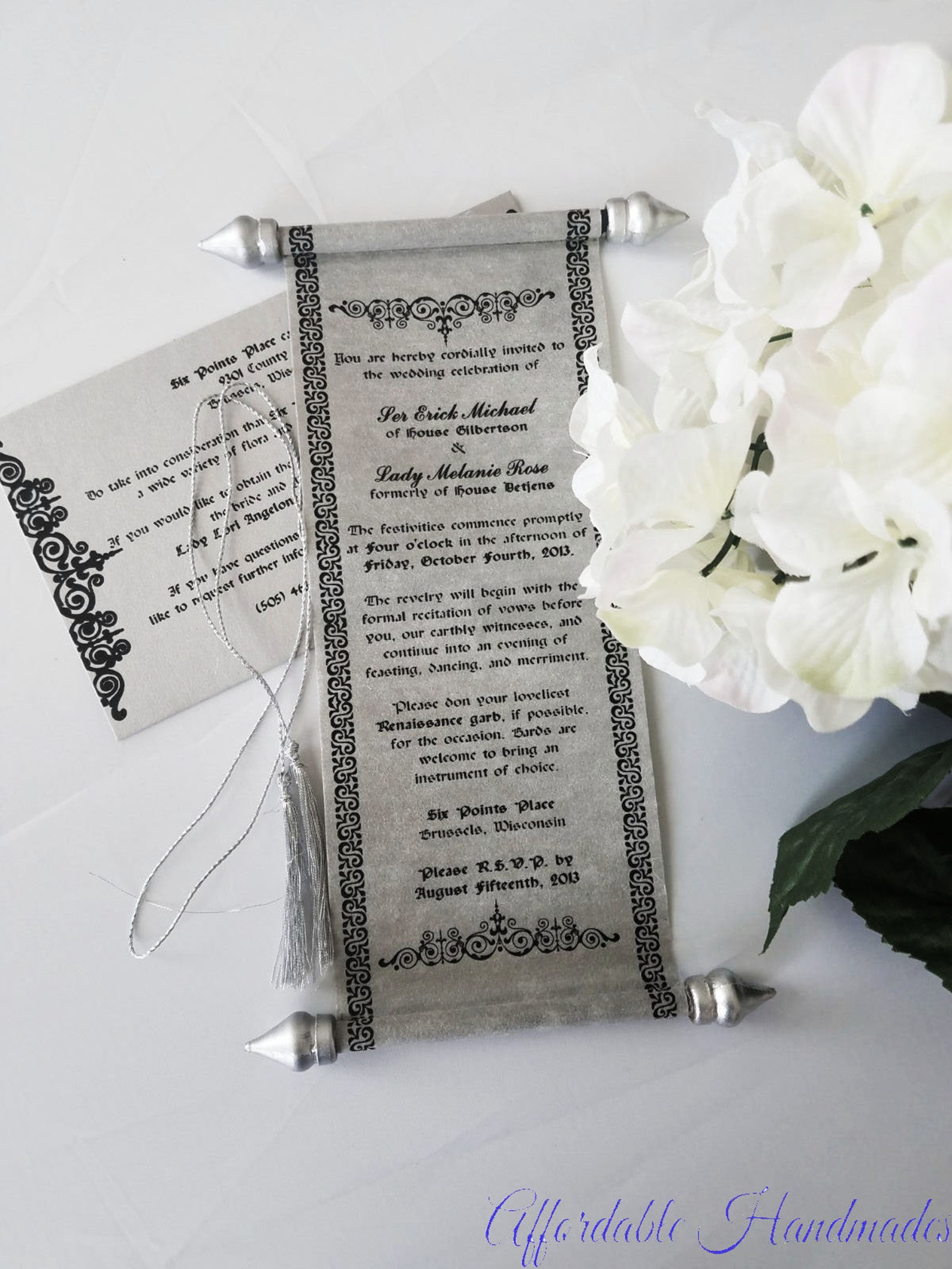 Renaissance Mini Scroll in the Box Set of 25 Renaissance - Etsy