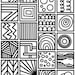 Coloring Page Abstract Patterns 15 - Etsy