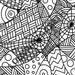 Coloring Page Abstract Patterns 6 - Etsy