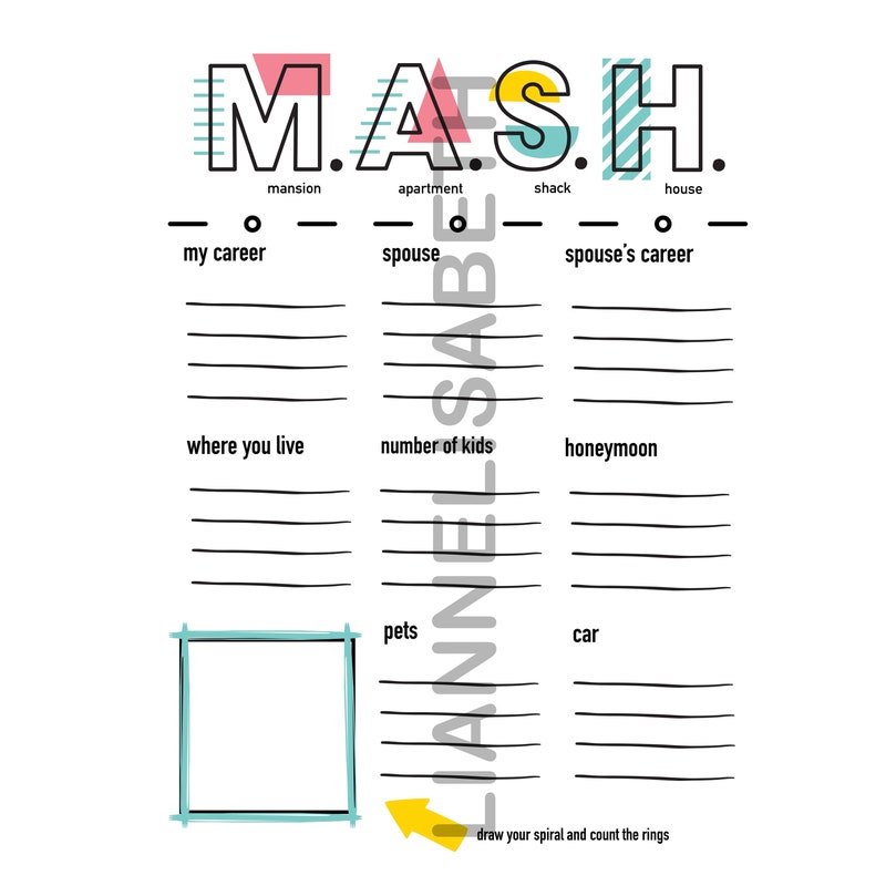 Mash Game - Etsy