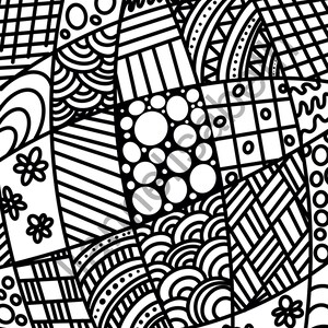 Coloring Page Abstract Patterns 8 - Etsy