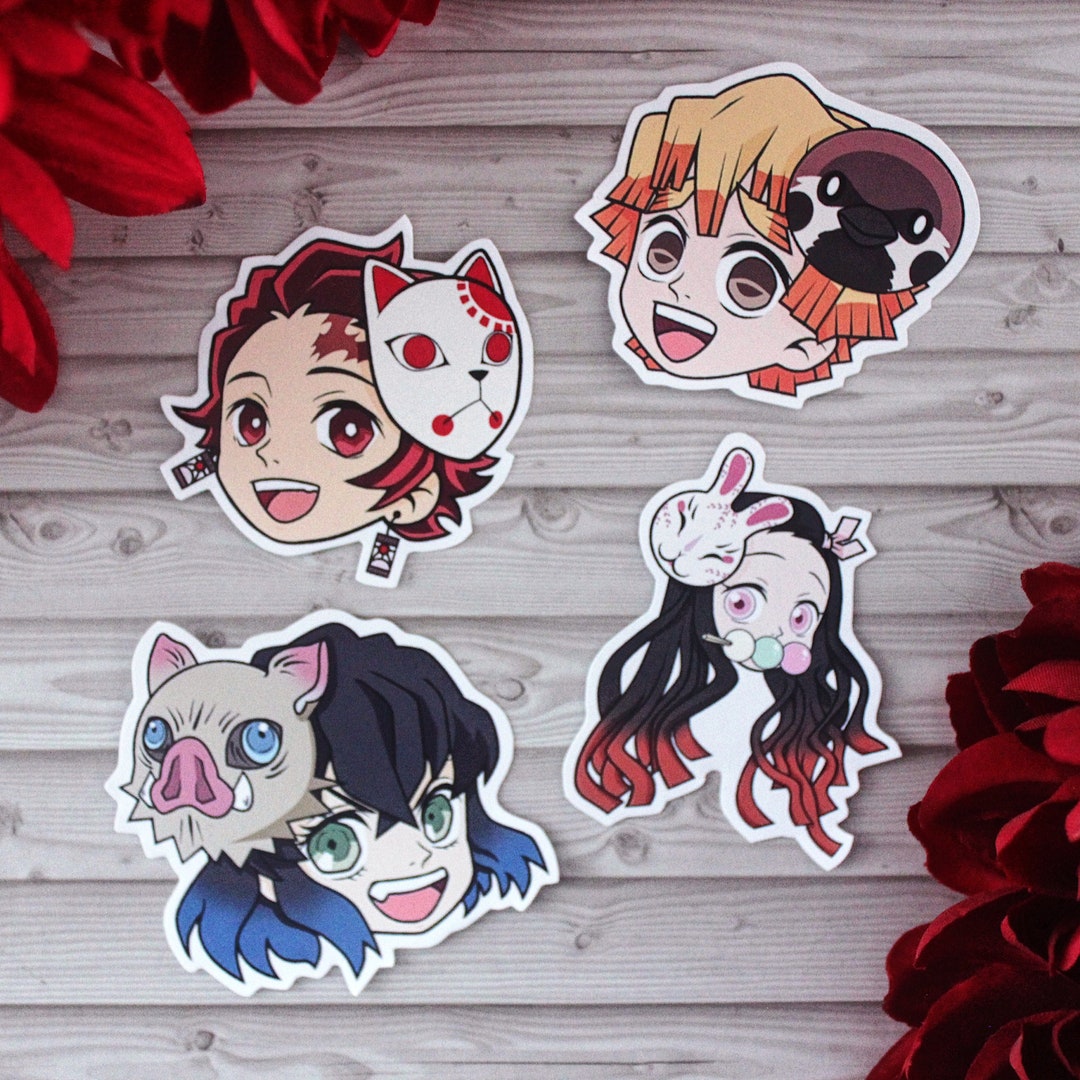 Demon Anime Shonen Stickers - Etsy