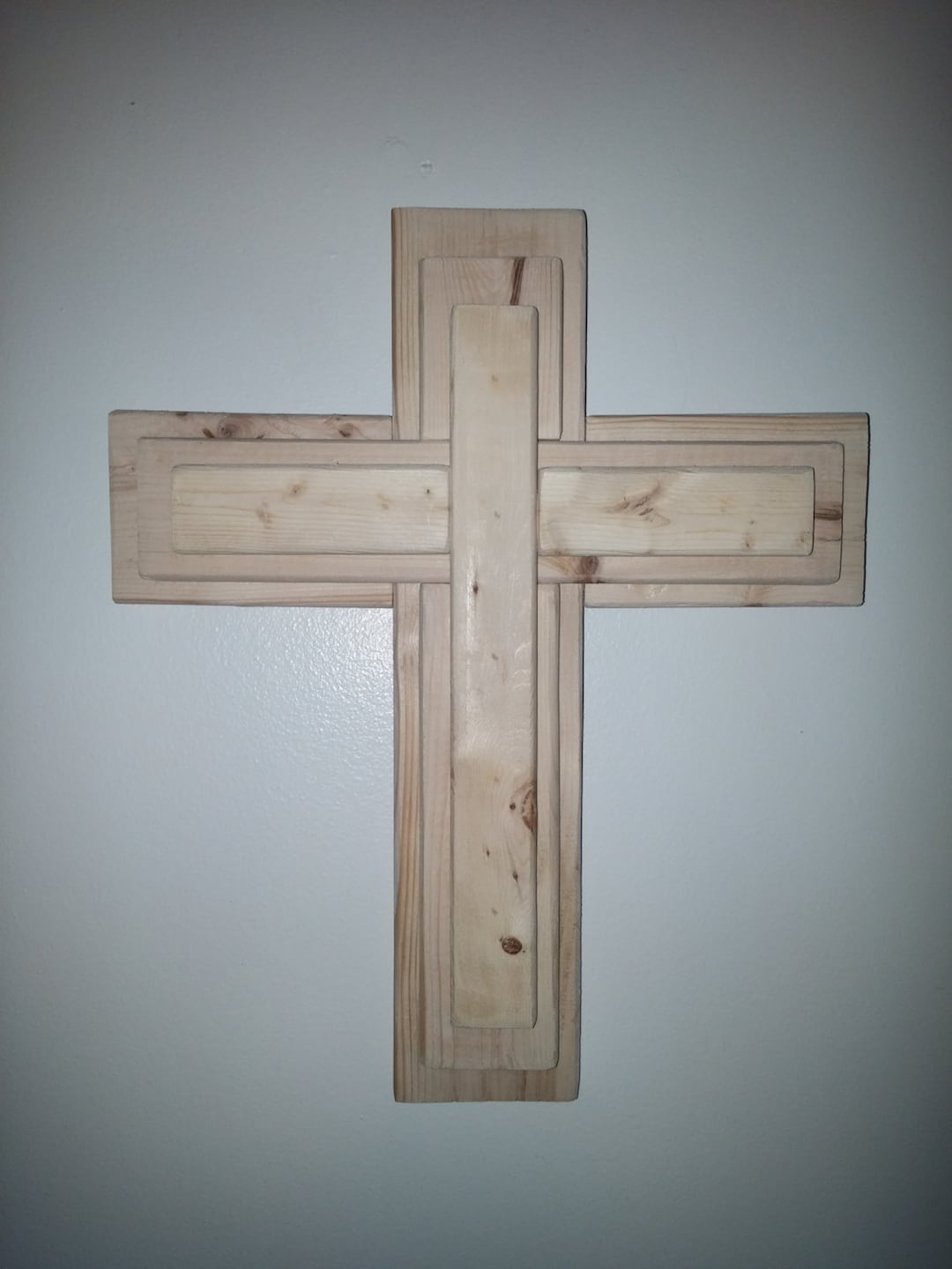 Unique 3-tier Wooden Cross, Rustic Wood Cross, Decorative Crosses,wall ...
