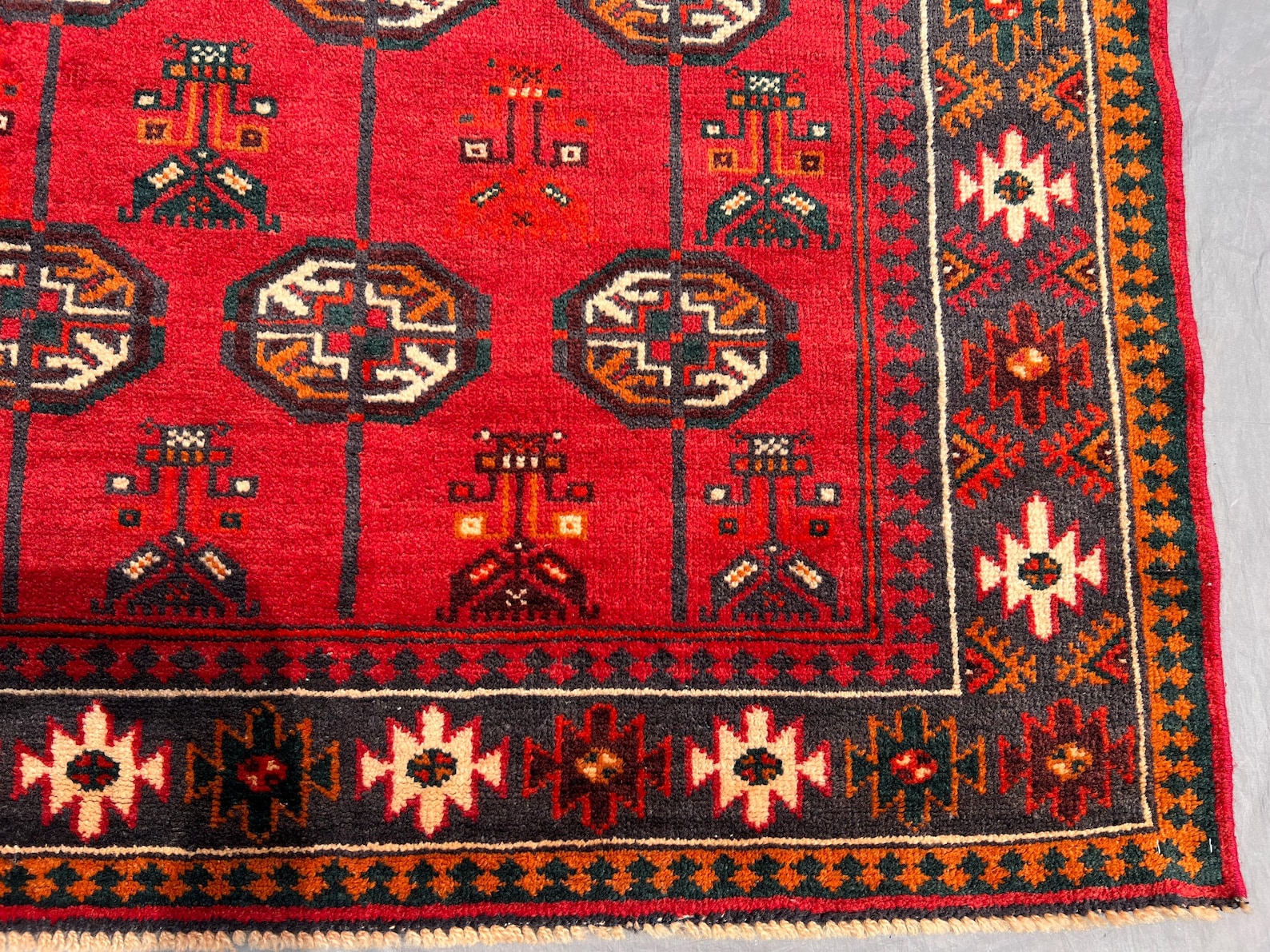 Alfombra baluchi afgana antigua de 1,08 m x 2,13 m, alfombra tribal ...