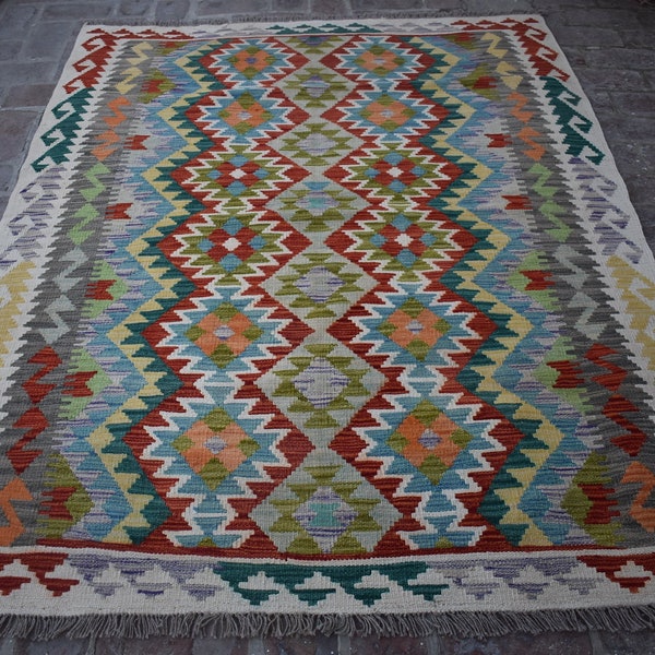 Afghan Kilim Rug - Etsy