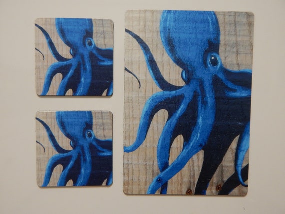 Deep Sea Octopus Magnet Set | Etsy
