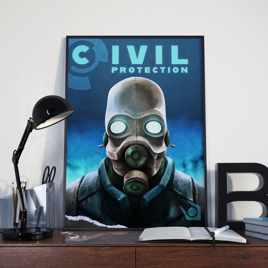 Half Life 2 | Alternative Metro Combine Cop Poster | Half Life Alyx ...