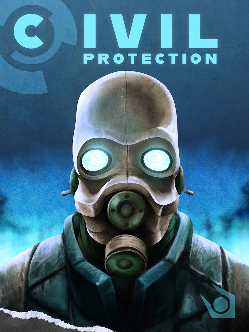 Half Life 2 Metro Cop Propaganda Poster | Fan Art Print - Etsy