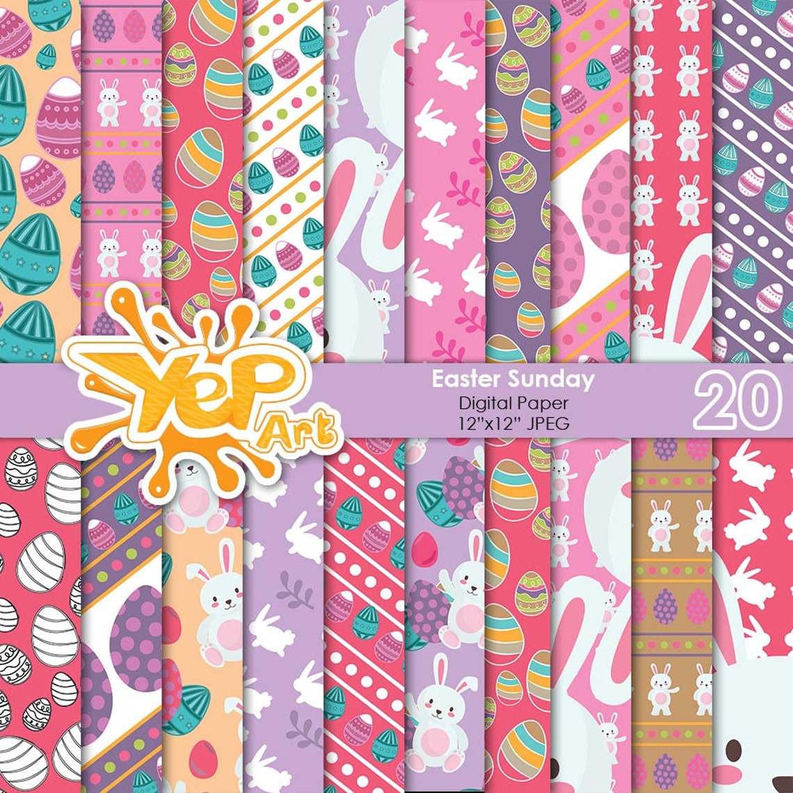 40 Seamless Digital Scrapbook, Printable Scrapbook, Paper Pack ...