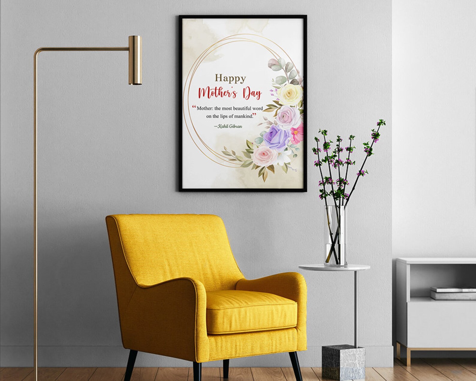 Happy Mother's Day Gift for Mom Printable Wall Art - Etsy