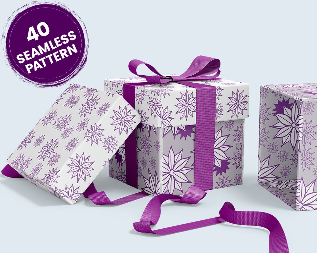 40 Seamless Digital Scrapbook, Printable Scrapbook, Paper Pack ...