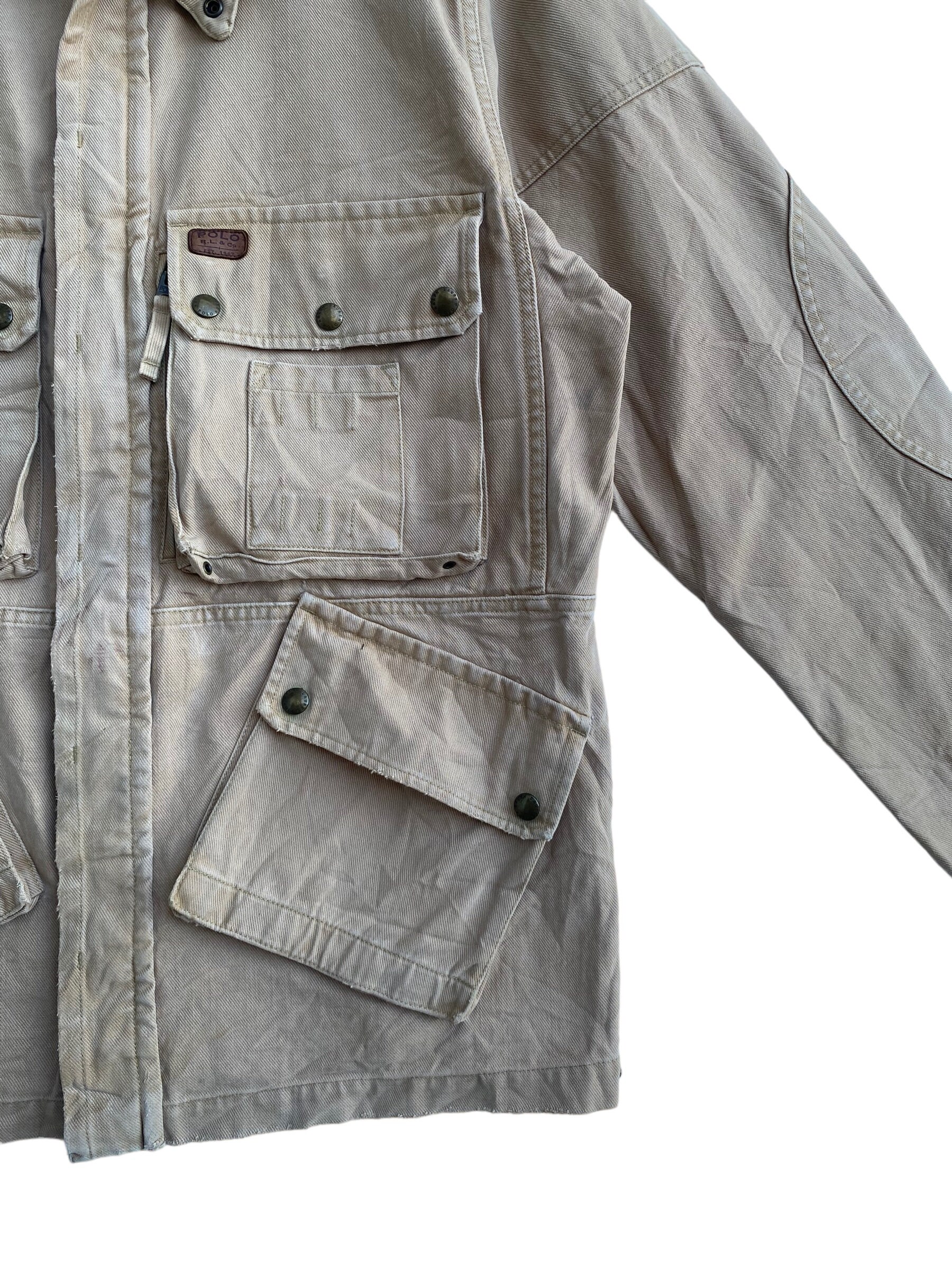 Vtg 90s Rare Polo Ralph Lauren 3D Pocket Hunting Wear Tactical Outdoor Jacket Large Size - Etsy