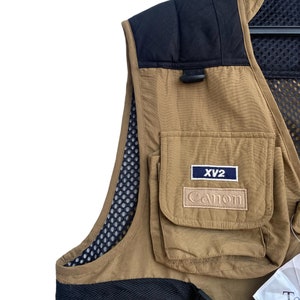 Vtg 90s New With Tag CANON Cameraman Vest Jacket Cargo Pocket - Etsy