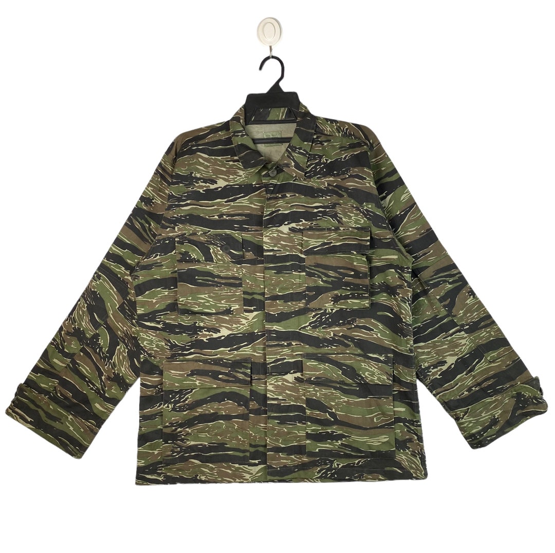 Vtg Combat Military Tiger Stripe Camo Us Army War Reissued - Etsy