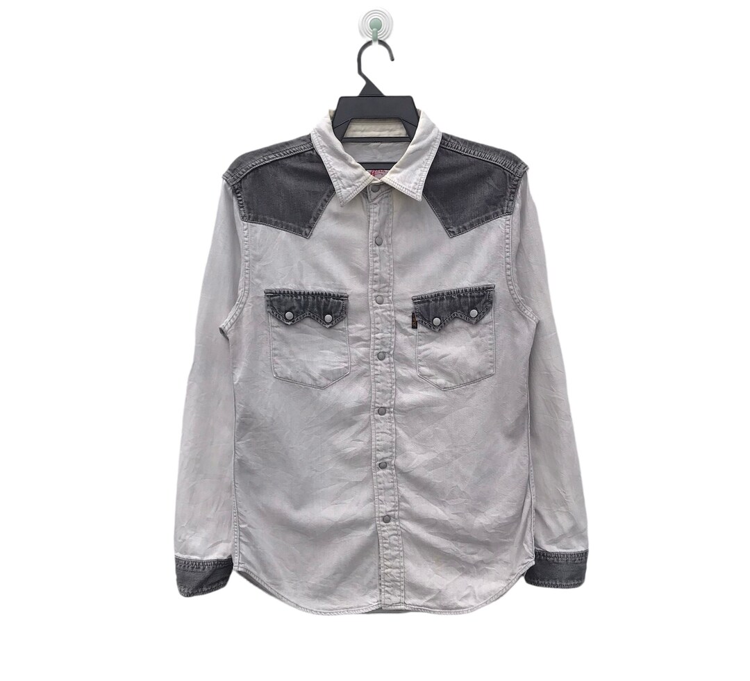 Duffer Japanese Brand Western Culture Clothing Pearl Snap on Button ...