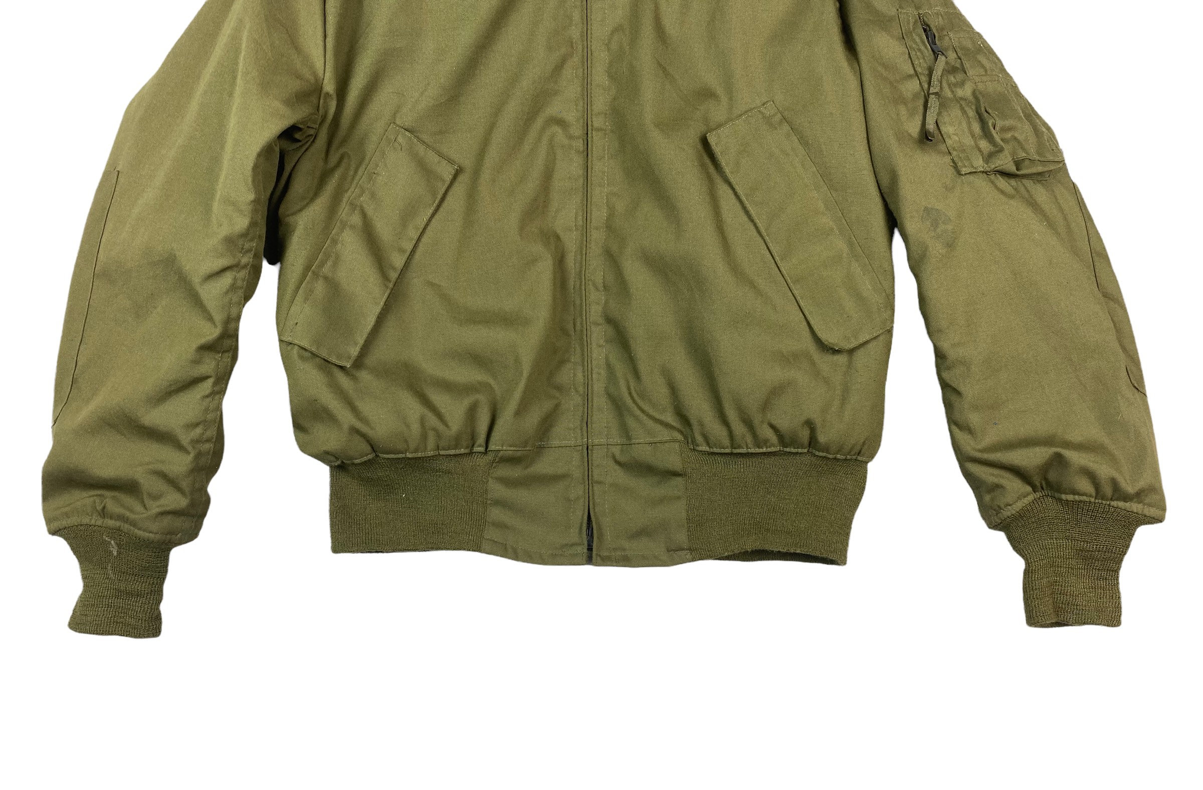 Vtg 80s Isratex Production US Army Military Flight Bomber Jacket Medium ...