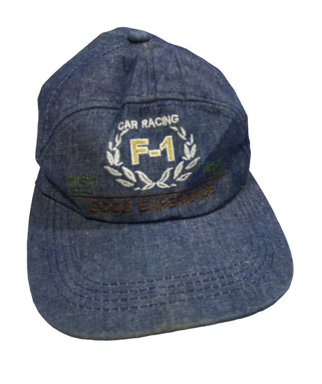 Vtg 90s F-1 Car Racing Motorsport Denim Cap Hat - Etsy