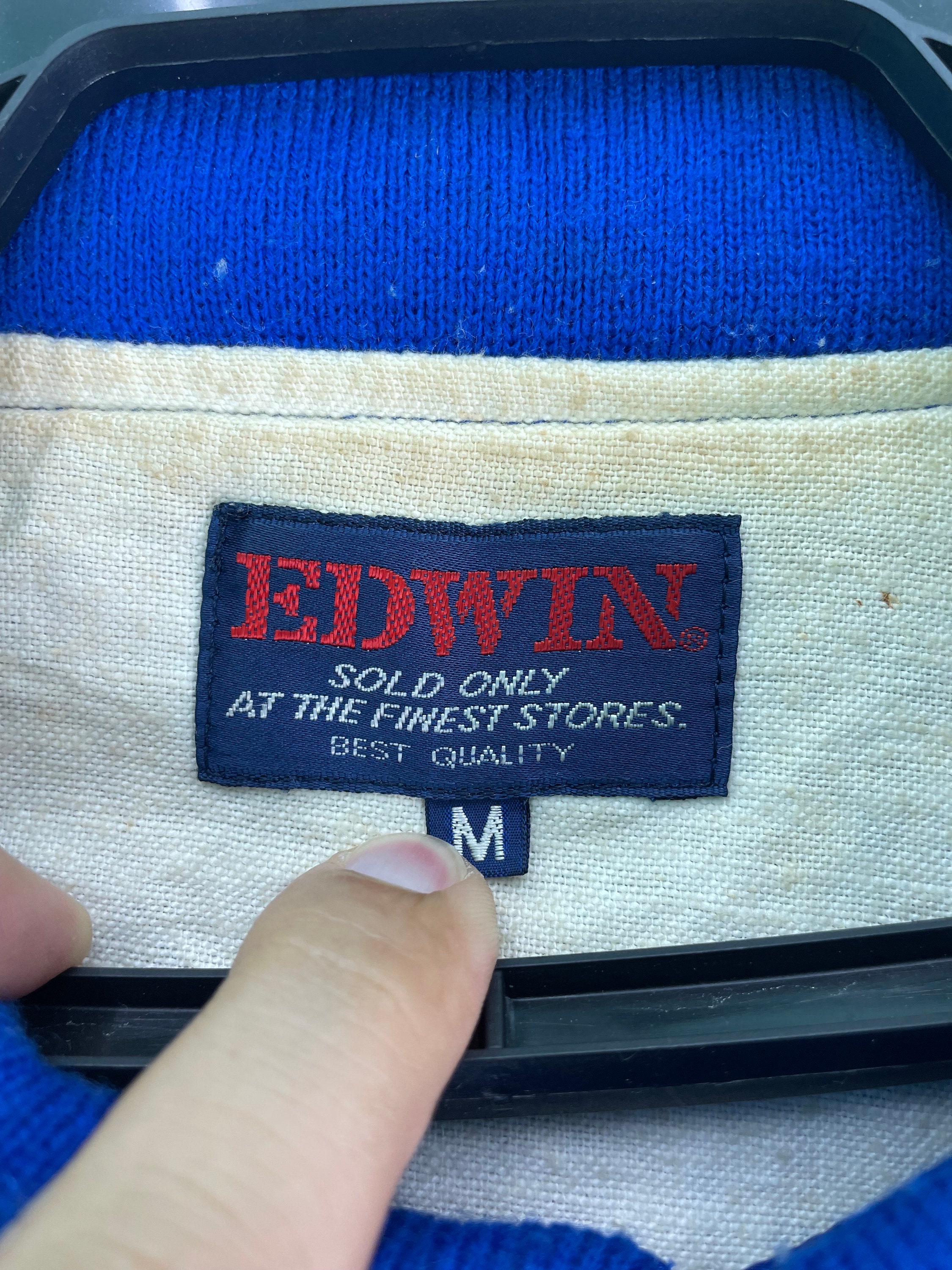 Vtg 80s Edwin for Japan Market Baseball Team Logo Varsity Bomber Jacket ...